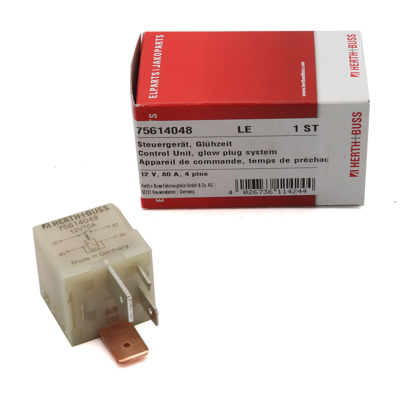 HERTH+BUSS ELPARTS KFZ-Relais - 75614048 - ws-autoteile.com