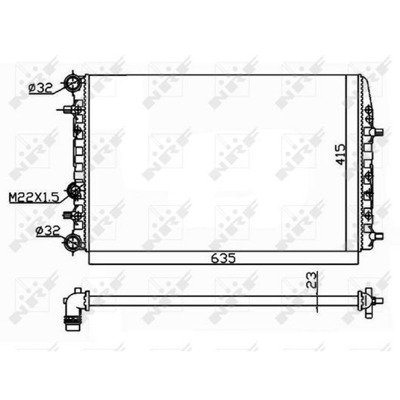NRF Motorkühler - 50542 - ws-autoteile.com