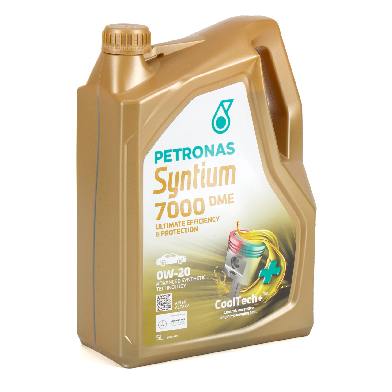 7L 7 Liter PETRONAS Syntium 7000 DME 0W-20 Motoröl Öl API SP ACEA C6 MB ...